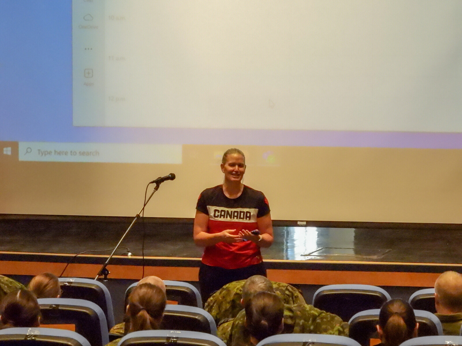 Olympian Sami Jo Small Inspires Action at CFB Cold Lake International ...