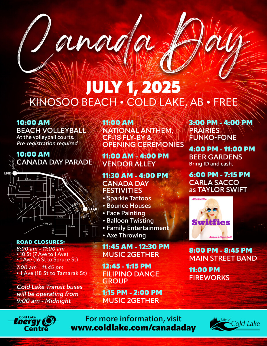 Cold Lake to Celebrate Canada Day with Full Day of Events and Fireworks ...